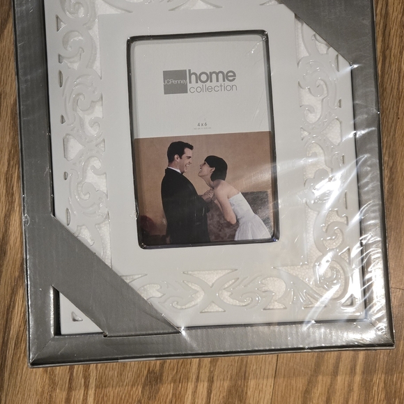 jcpenney | Accents | Jcpenney Home Collection Silver And White Photo ...